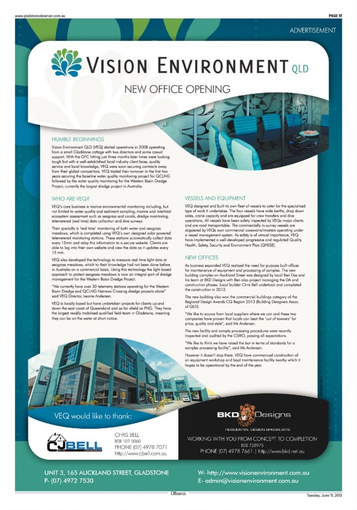 Vision Environment Office Opening | Vision Environment Queensland